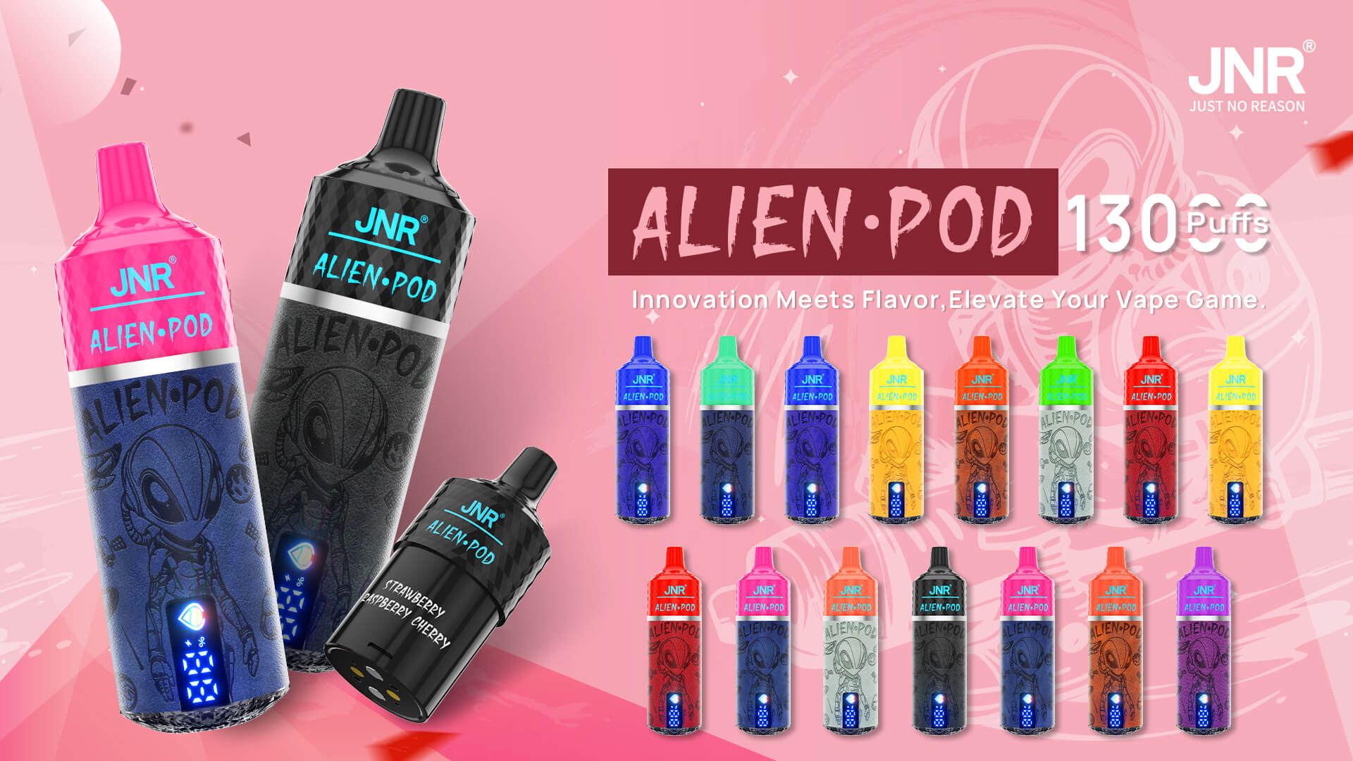 JNR Alien Pod 13K | Grossiste en Puff Jetables